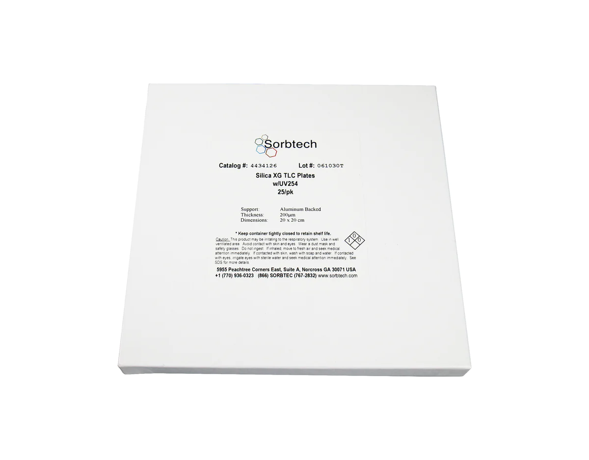 Cromatoplacas de Silicagel TLC GF254 - Novachem del Ecuador